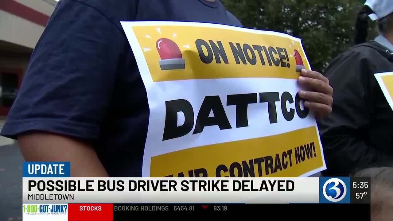 School bus driver strike postponed in Middletown and Cromwell
