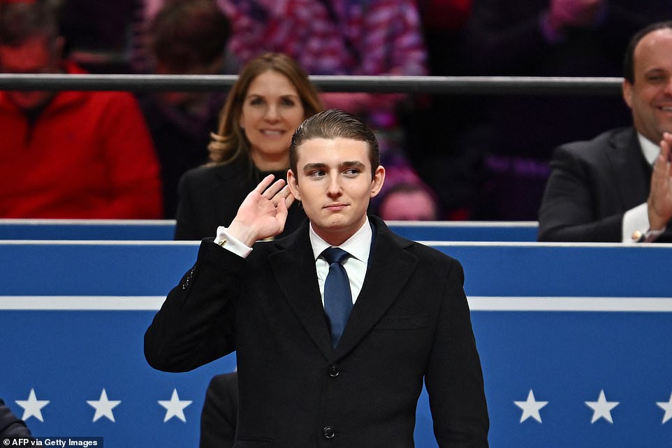 Report: Barron Trump 'shut down whole floor of Trump Tower for a date'