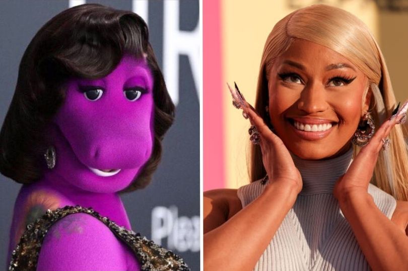 Nicki Minaj escalates feud after photoshopping Cardi B onto Barney the ...