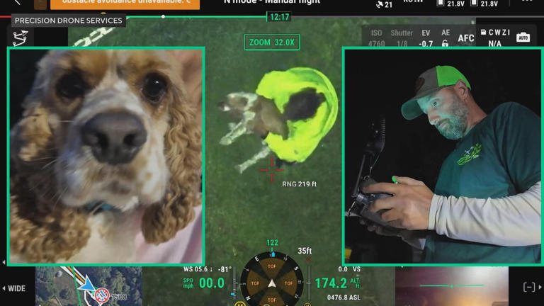 The search for Samson: How a thermal drone pilot reunited a lost dog ...