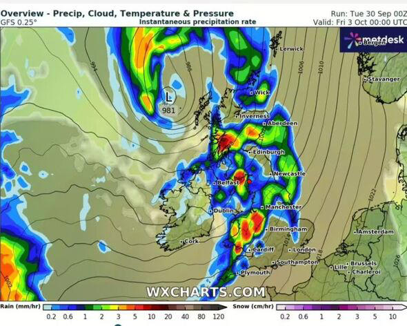 UK weather maps show exact date temps soar to 20C in October - hottest ...