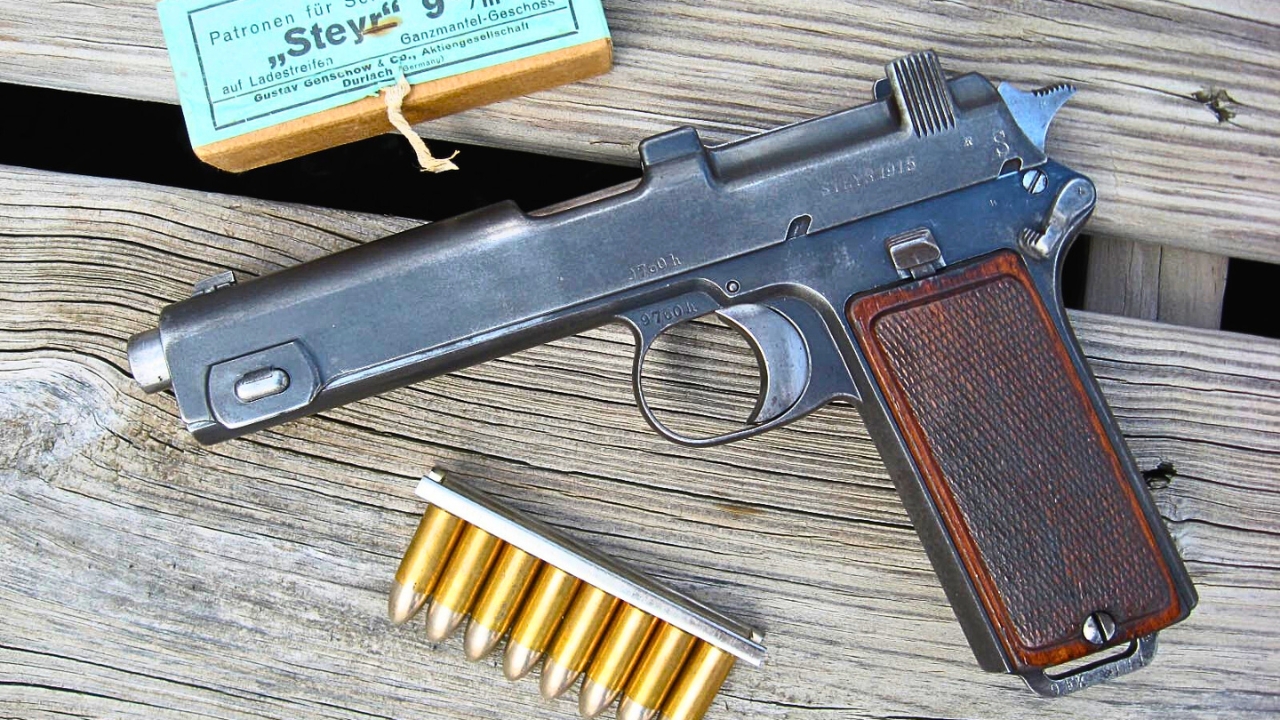 Old military handguns that handle recoil smoother than modern ones