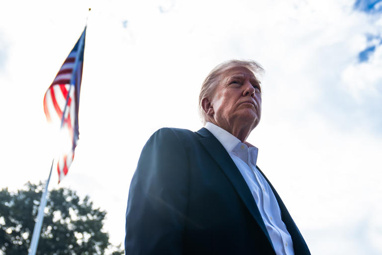 Trump defends using troops to police U.S. cities in address to military ...