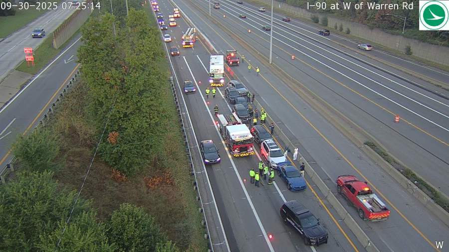11-car crash causes major delays on I-90