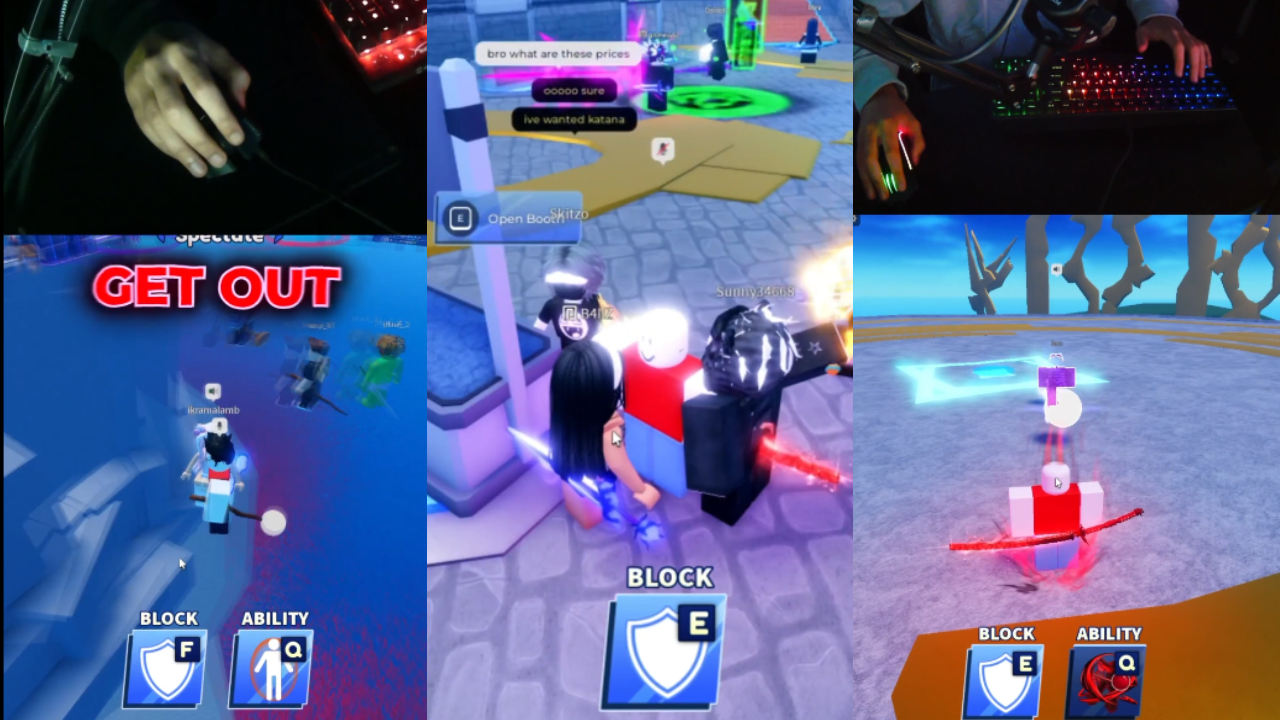 High-Intensity Roblox 1v1s and Clutch Moments