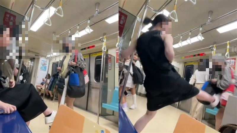 才踹飛⋯Fumi阿姨台大校園又見北捷嬤：看到誰來了？熟悉背影曝光網驚呼