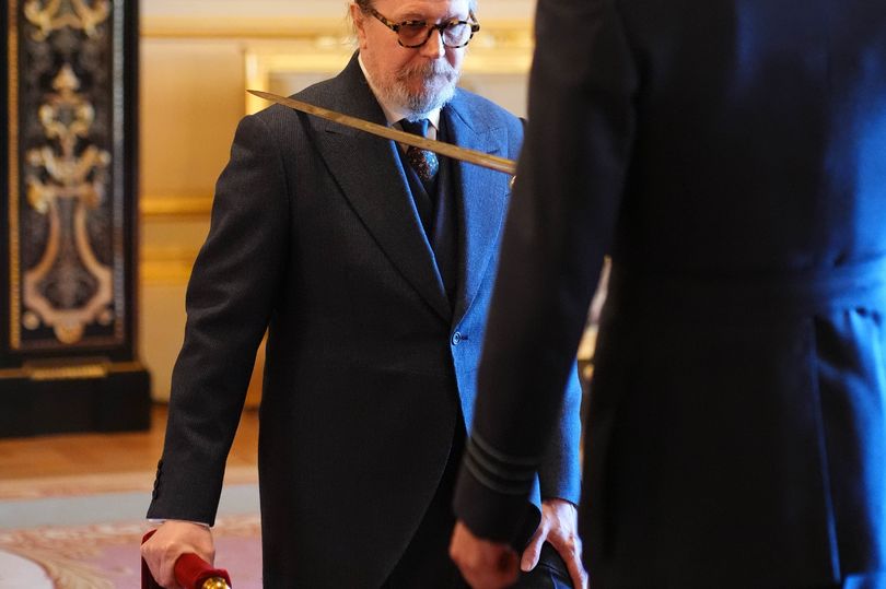 Arise Sir Gary! Beaming Gary Oldman receives knighthood at Windsor ...