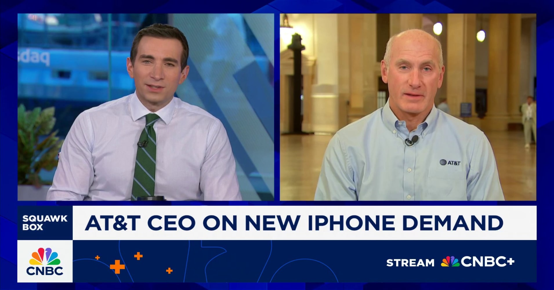 AT&T CEO John Stankey on impact of AI, new iPhone demand and future of ...