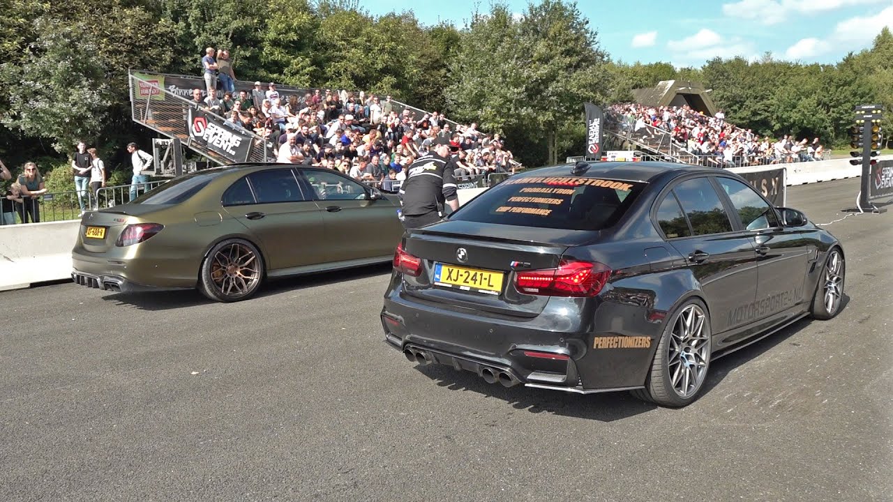 BMW M3 F80 575cv contra BRABUS E63 S 4MATIC+ em corrida
