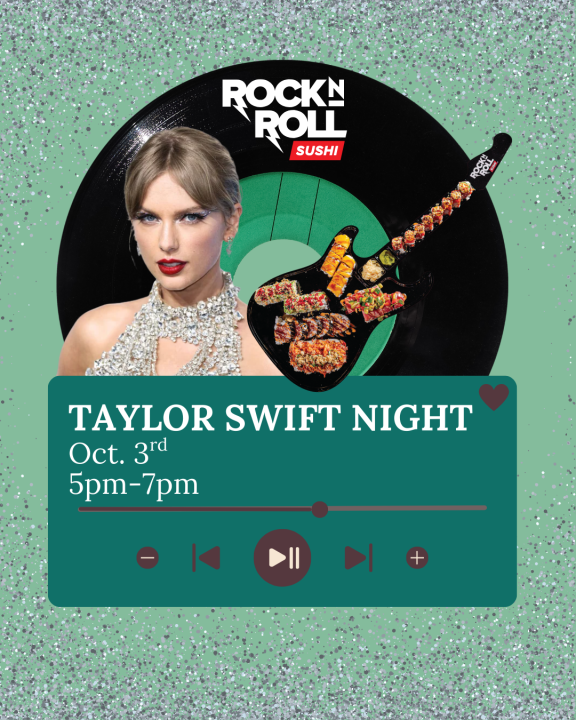 Rock N Roll Sushi hosts Taylor Swift night