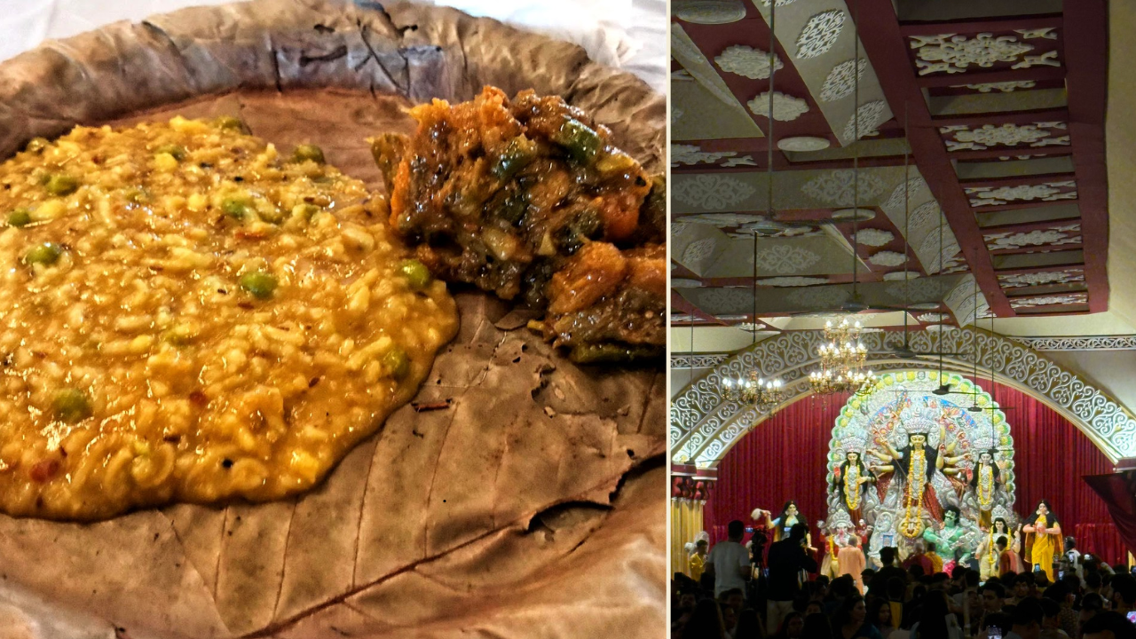 Why Ashtami's Bhog-er Khichudi From Durga Puja Pandals Tastes Different ...