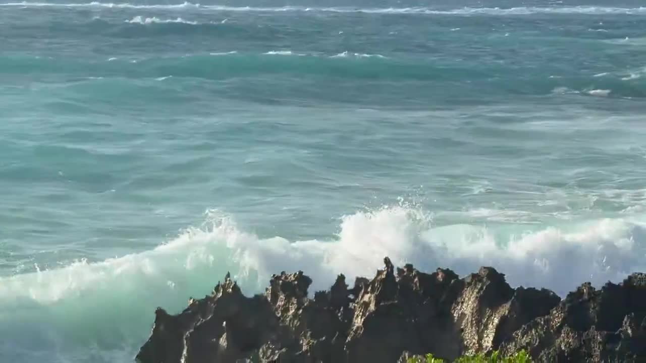 Approaching hurricane Humberto in St. George, Bermuda