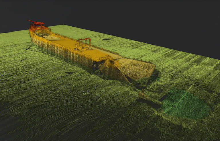 Underwater robot makes amazing scans of deep Lake Michigan shipwrecks ...