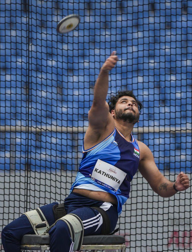 Yogesh Kathuniya wins yet another silver in World Para Athletics C'ships
