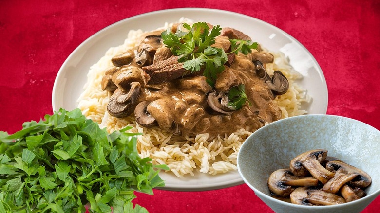 Mistakes Everyone Makes When Cooking Beef Stroganoff