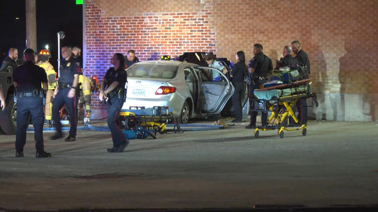 Pasadena Police Chase Ends In Violent Crash Into Building