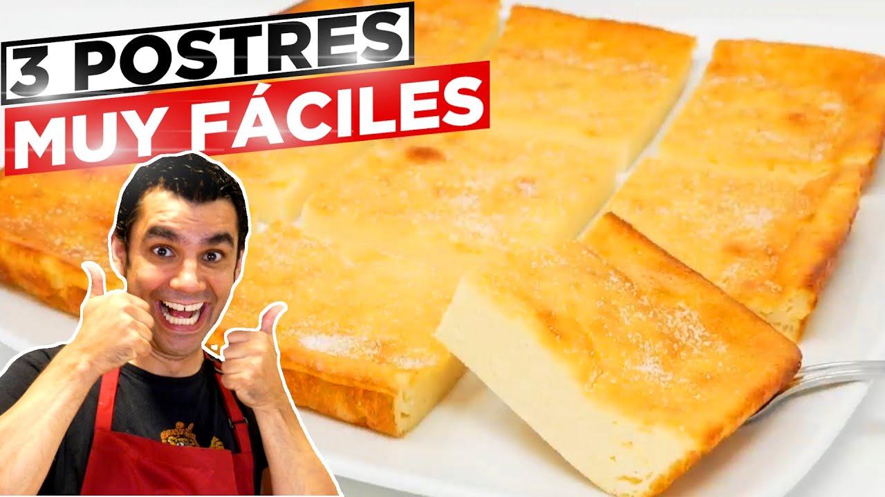 3 Postres Fáciles y Sorprendentes