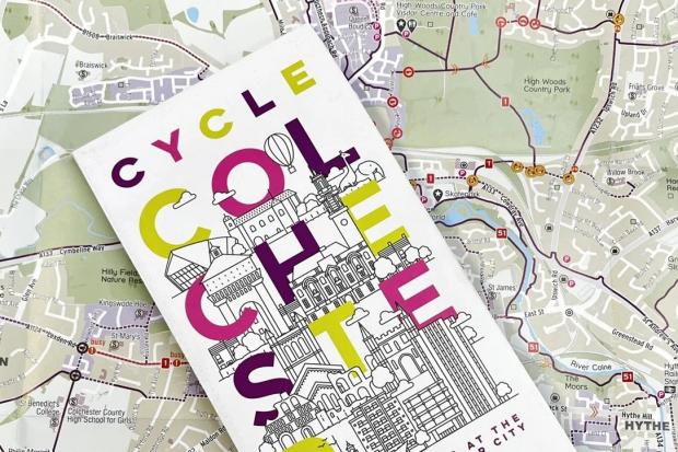 Colchester's new cycling map now available to pick up and download