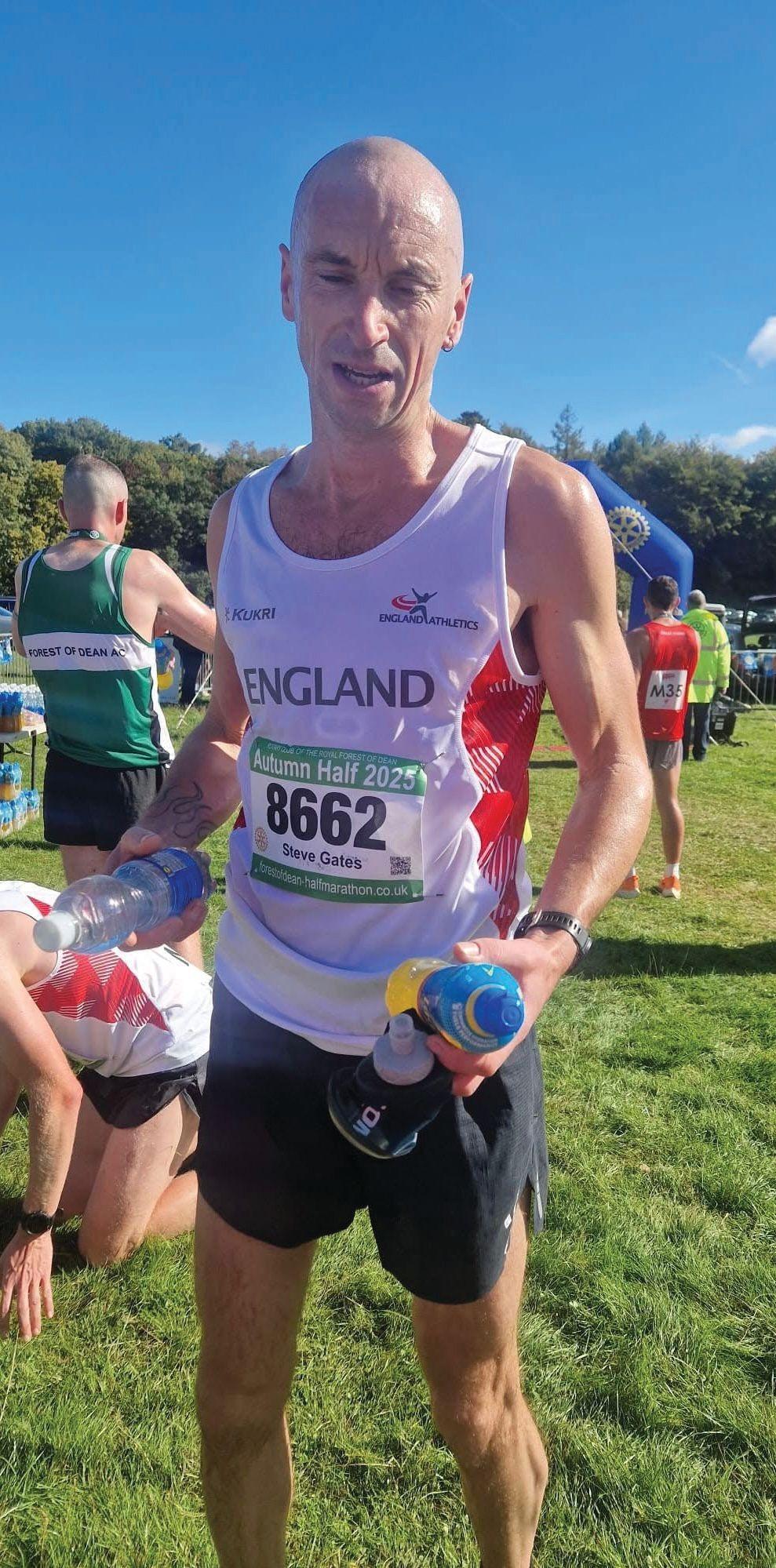 Hastings Runners’ Gates runs for England
