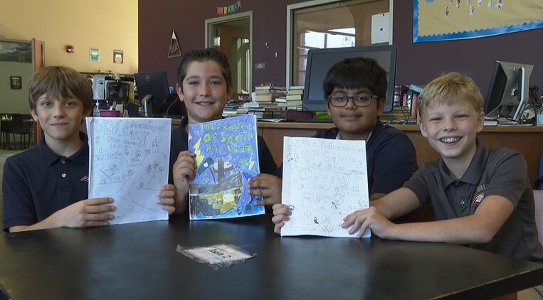 HOMETOWN HERO: Sixth graders in Gainesville self-publish comic book ...