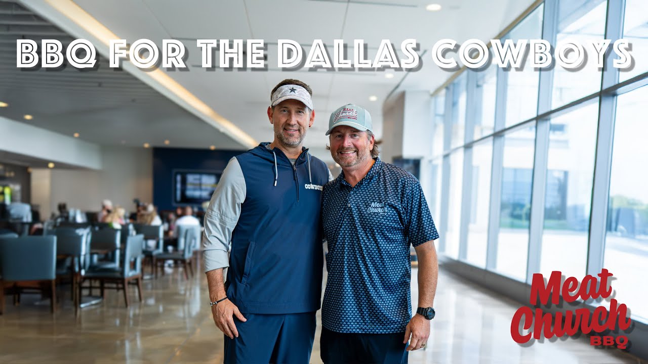 Go behind the scenes of a giant Dallas Cowboys BBQ event