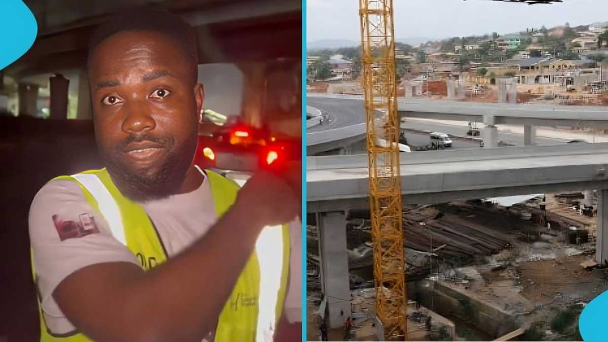 Concerned resident at Pokuase raises alarm over dark, unsafe footbridge at ACP junction