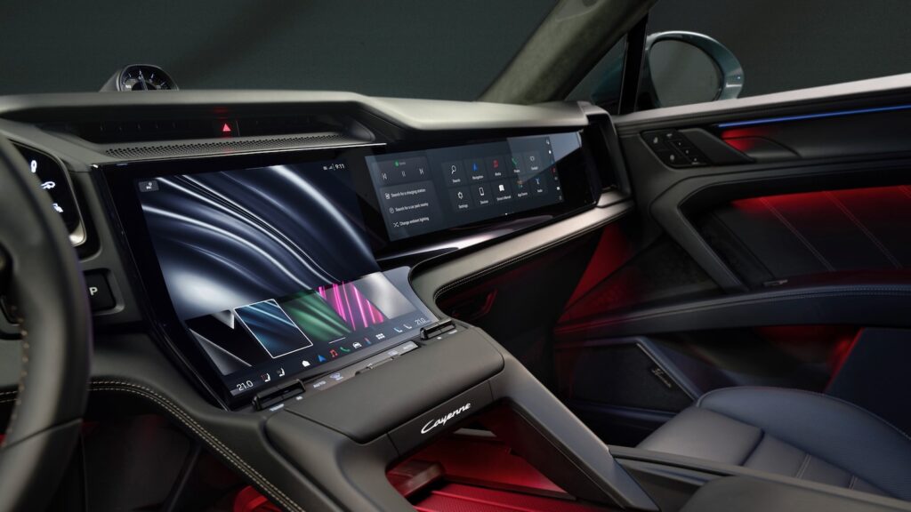 Porsche Unveils 2026 Cayenne Electric Interior With Flow Display and AI ...