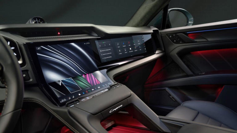 Porsche Unveils 2026 Cayenne Electric Interior With Flow Display and AI ...