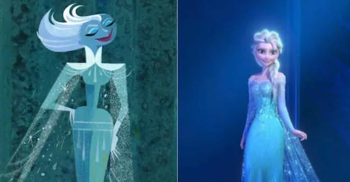 Disney concept art: before & after