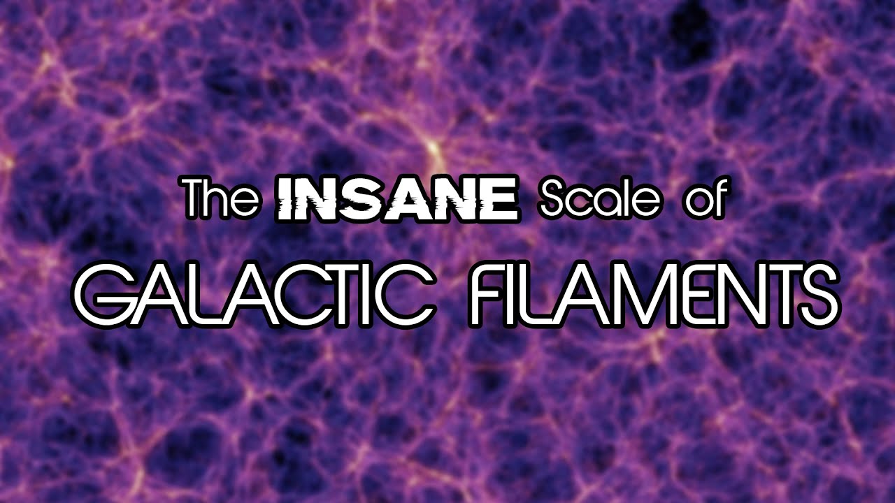 Galactic filaments show the largest structures in existence