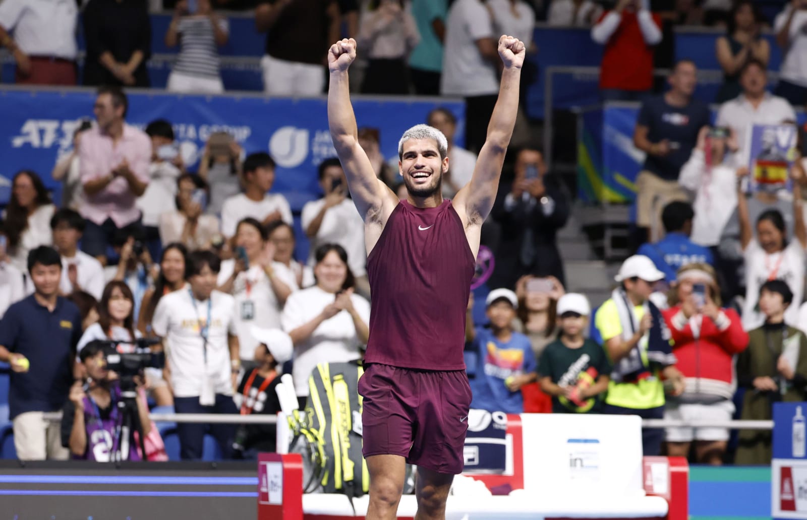 Tennis: World No. 1 Alcaraz beats Fritz to win debut Japan Open title