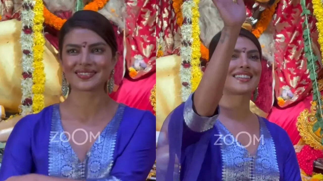 Priyanka Chopra Visits Mumbai's Famous Durga Puja Pandal for Blessings on Maha Ashtami - Watch Now