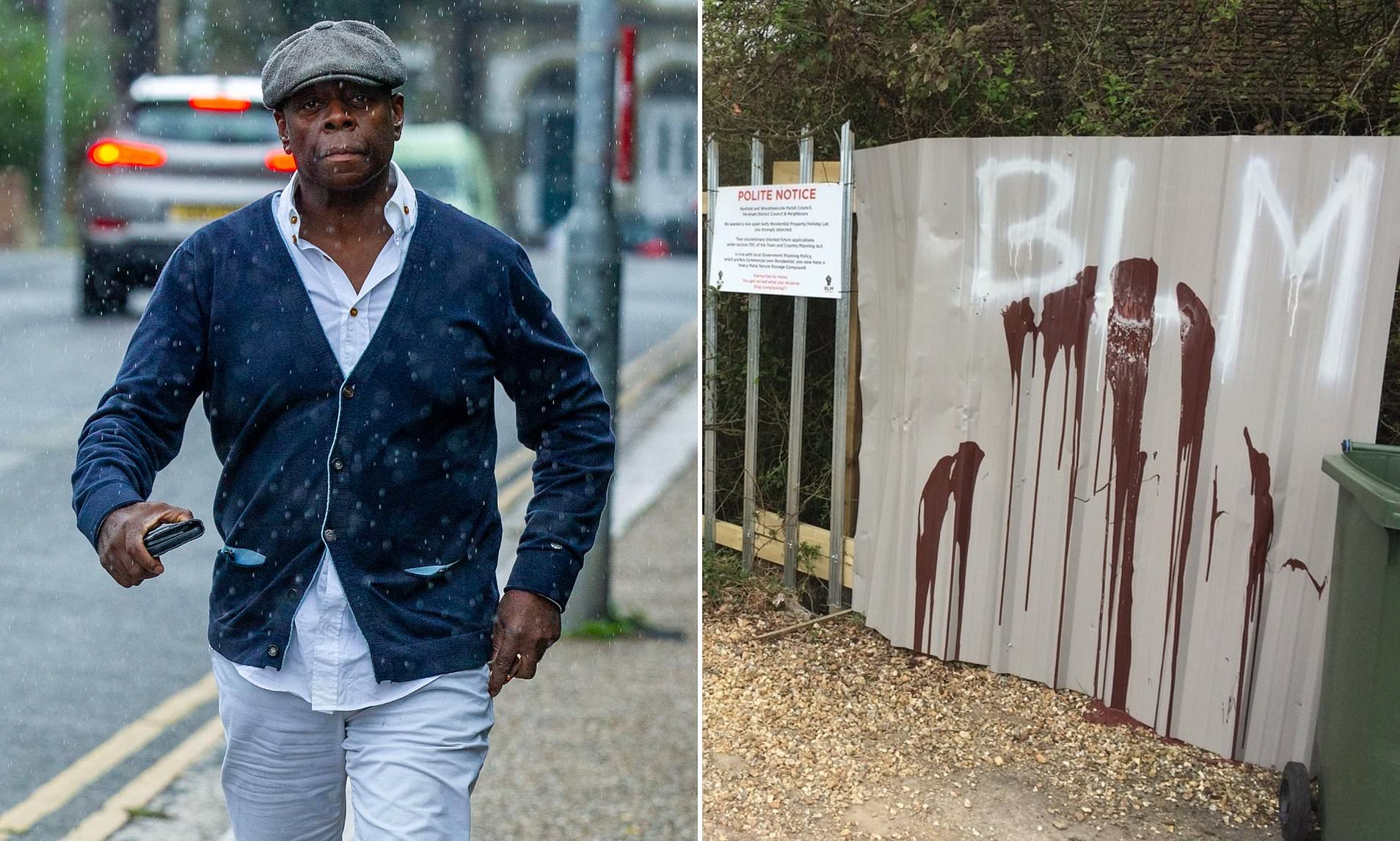 Businessman 'threatened to give neighbour's details to BLM' after he ...