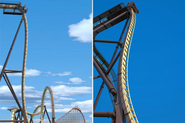 Six Flags Unveils Terrifying New 'Giga Dive' Roller Coaster Opening in 2026