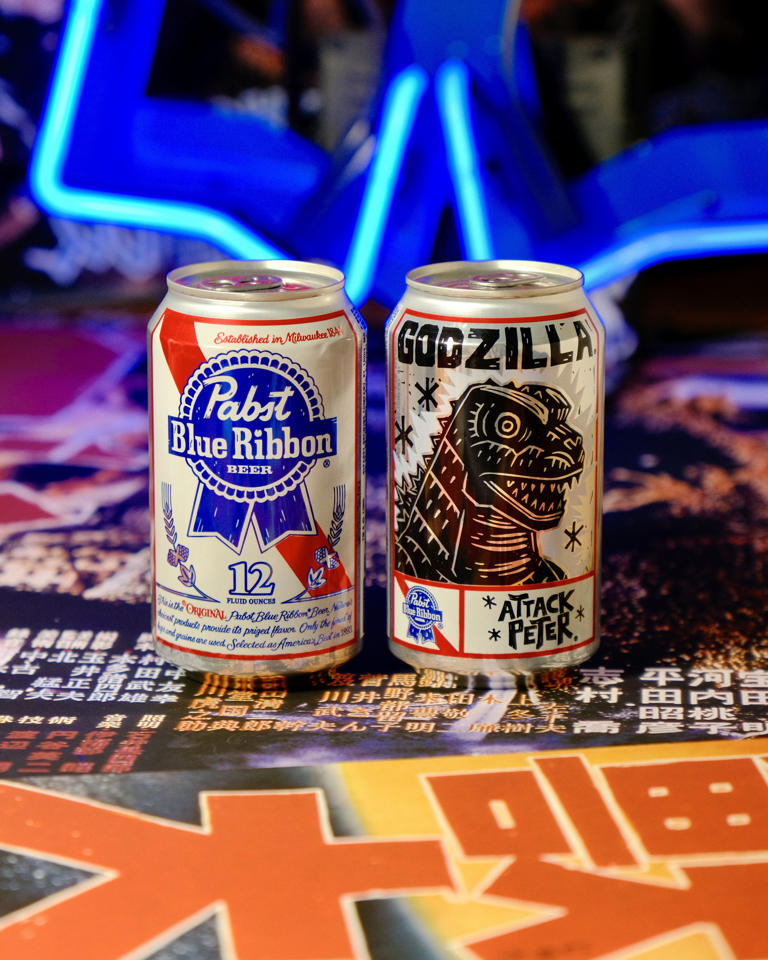 Godzilla Is the New Face of Pabst Blue Ribbon Thanks to Collaboration ...