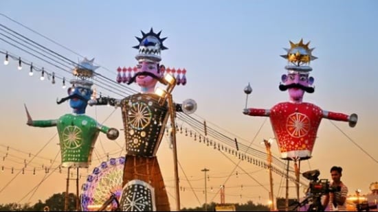 Ravana cut to size in Lucknow’s Aishbagh over safety concerns