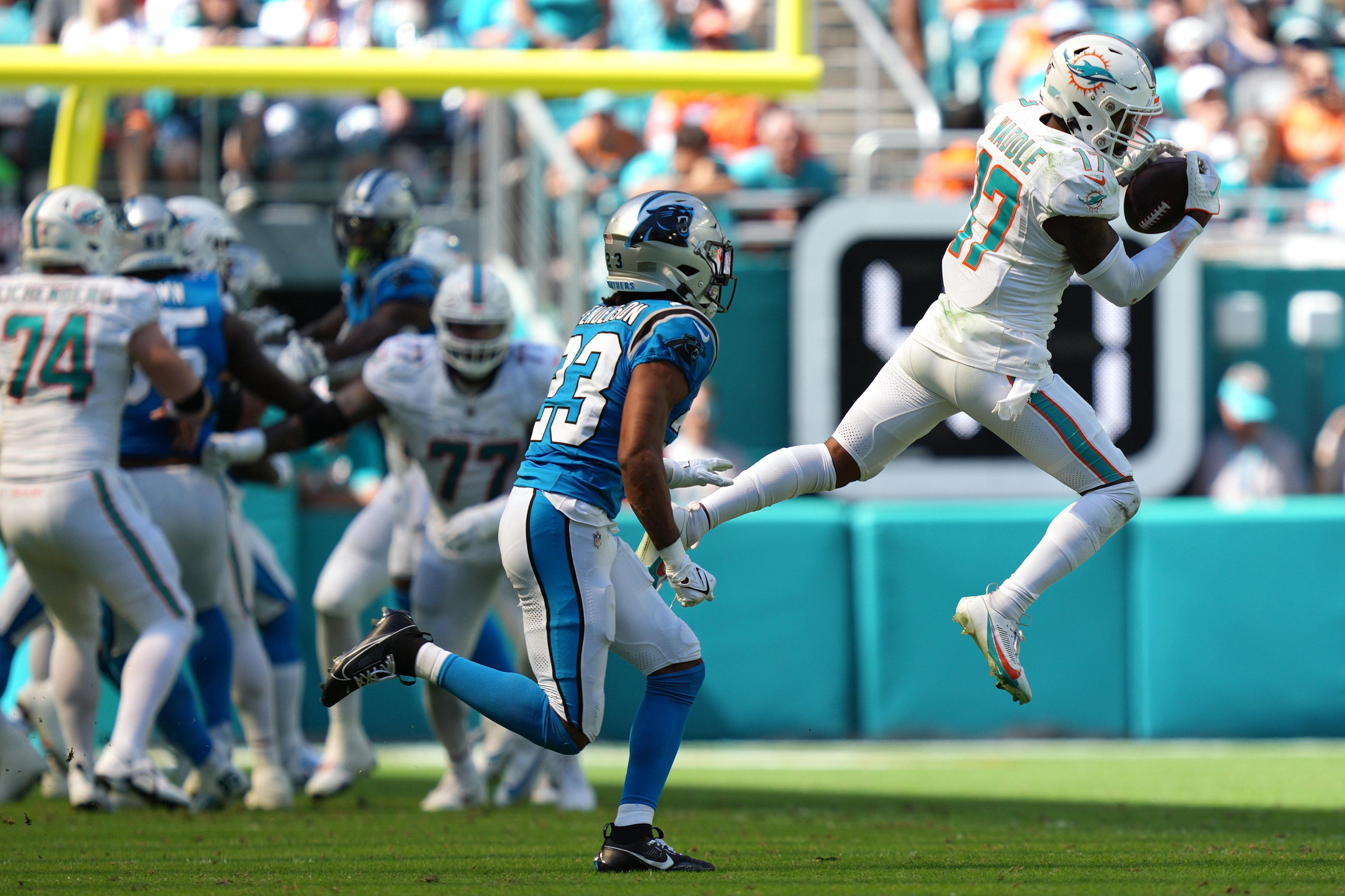 NFL Week 5 odds: Dolphins open as slight road underdog vs. Panthers