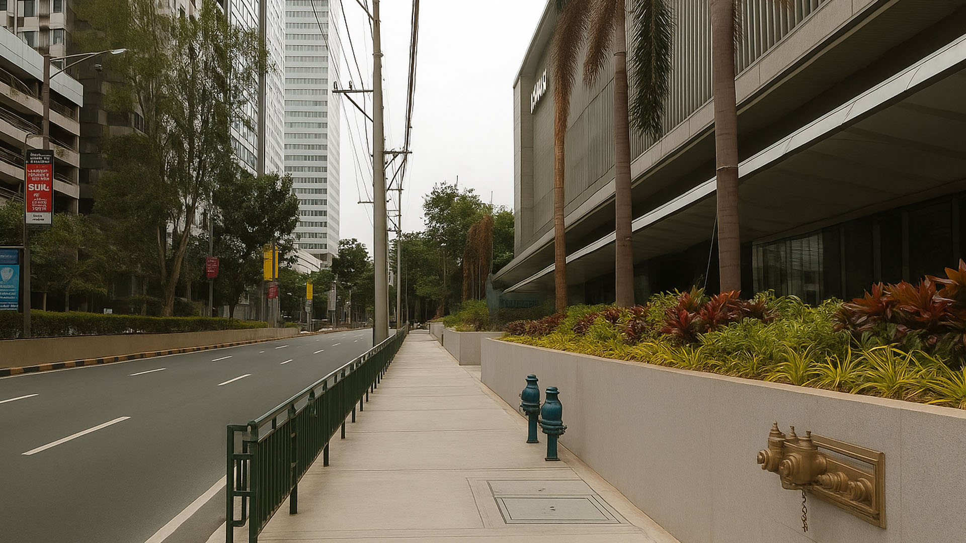 Philippines – Daytime View of Ortigas Center, Manila (4K)