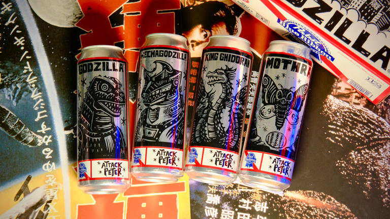 Godzilla Is the New Face of Pabst Blue Ribbon Thanks to Collaboration ...