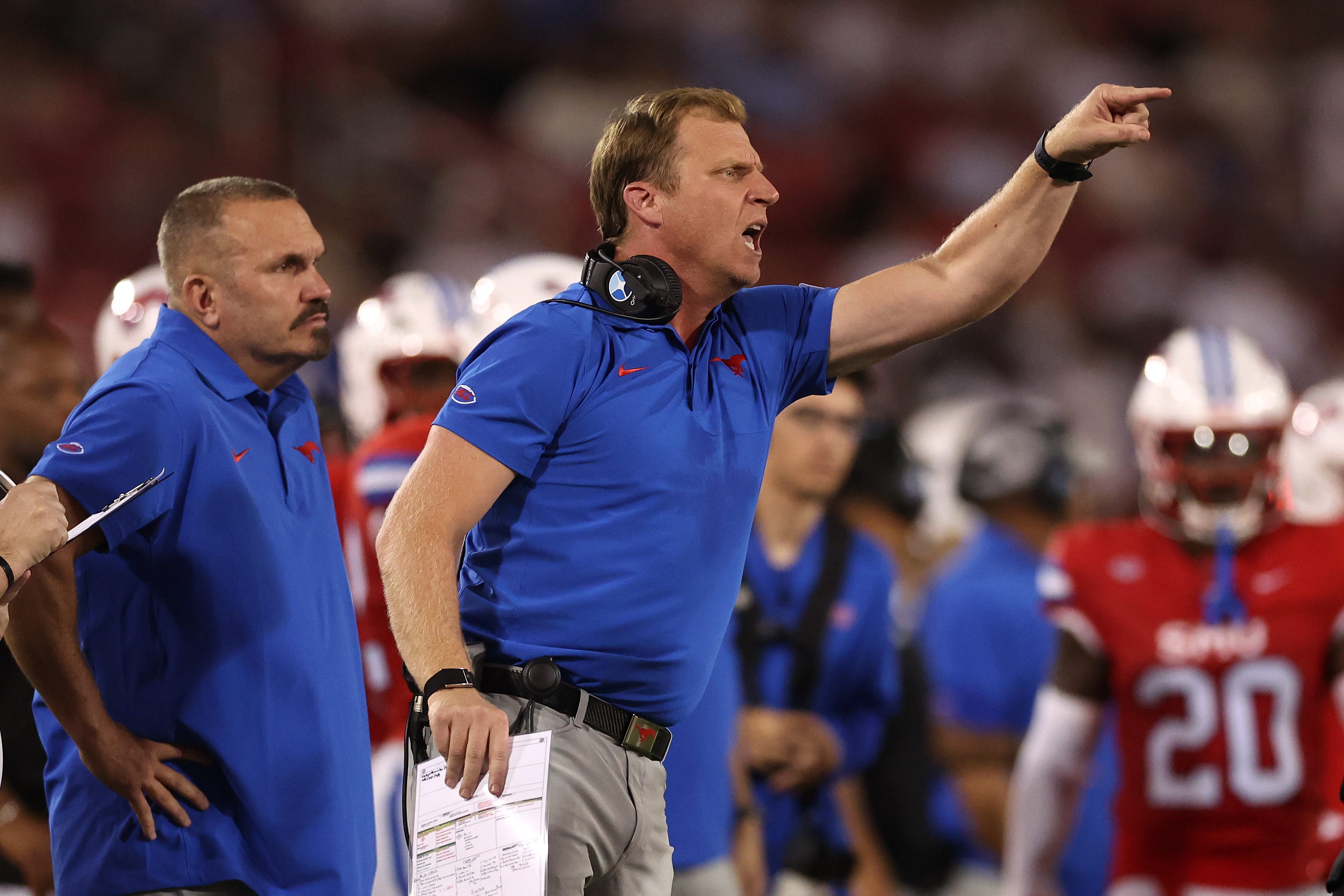 SMU's Rhett Lashlee directly addresses Arkansas speculation