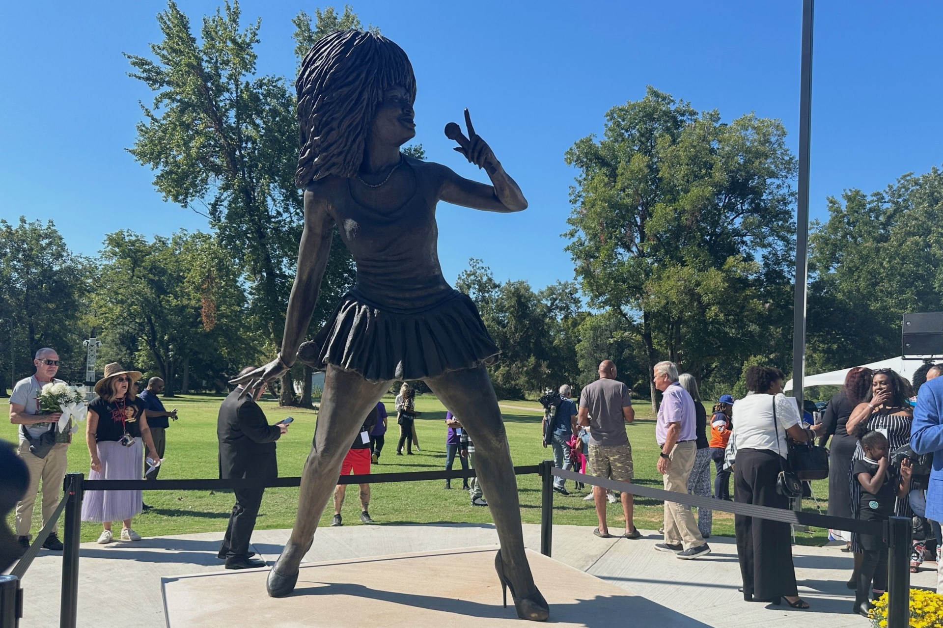 Tina Turner memorial statue slammed