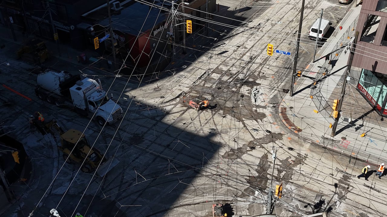 How TTC track work at the King and Dufferin intersection will impact ...