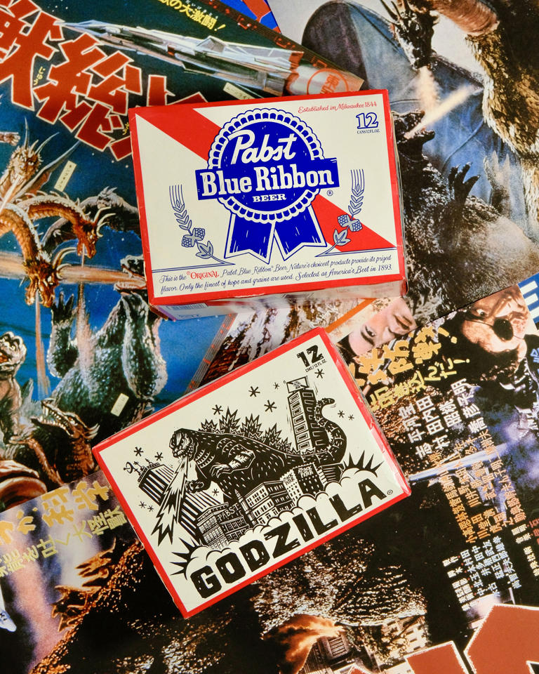 Godzilla Is the New Face of Pabst Blue Ribbon Thanks to Collaboration ...