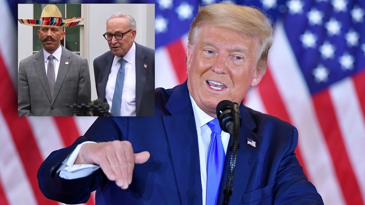 Trump's AI video mocks Democrats with a Mexican hat as a government ...