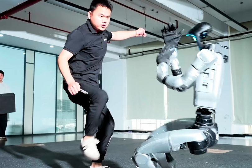 China's terrifying new humanoid robot can withstand brutal human attacks