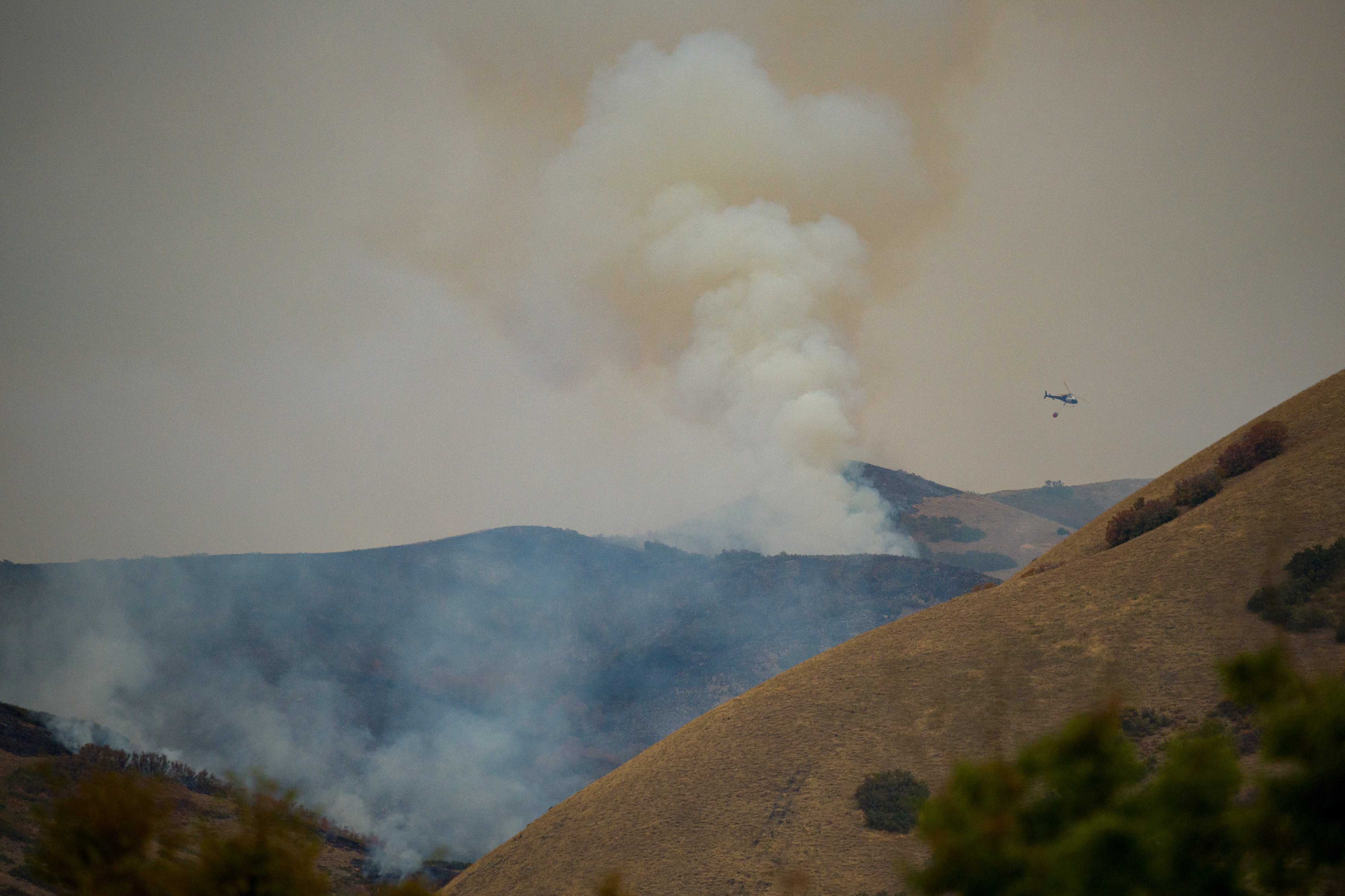 Here’s why smoke was visible near the University of Utah