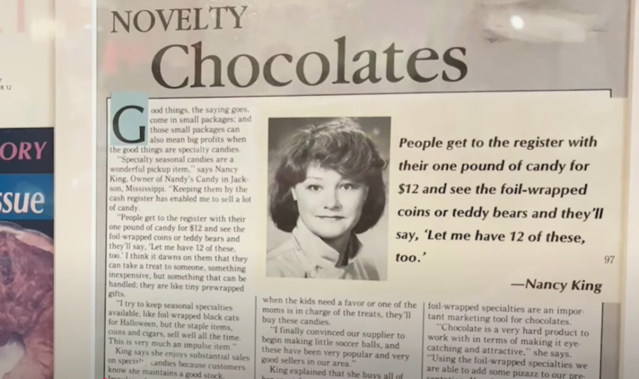Founder of Nandy’s Candy in Jackson, Nancy King, dies