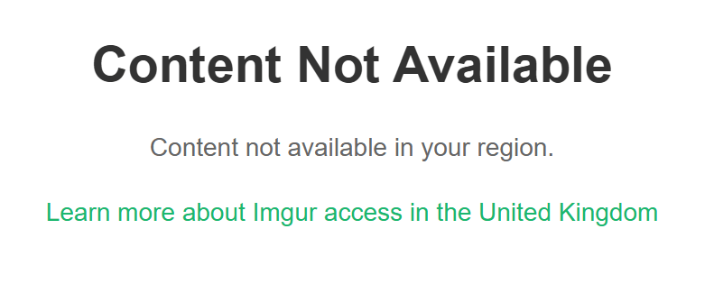 Imgur is blocking users in the UK