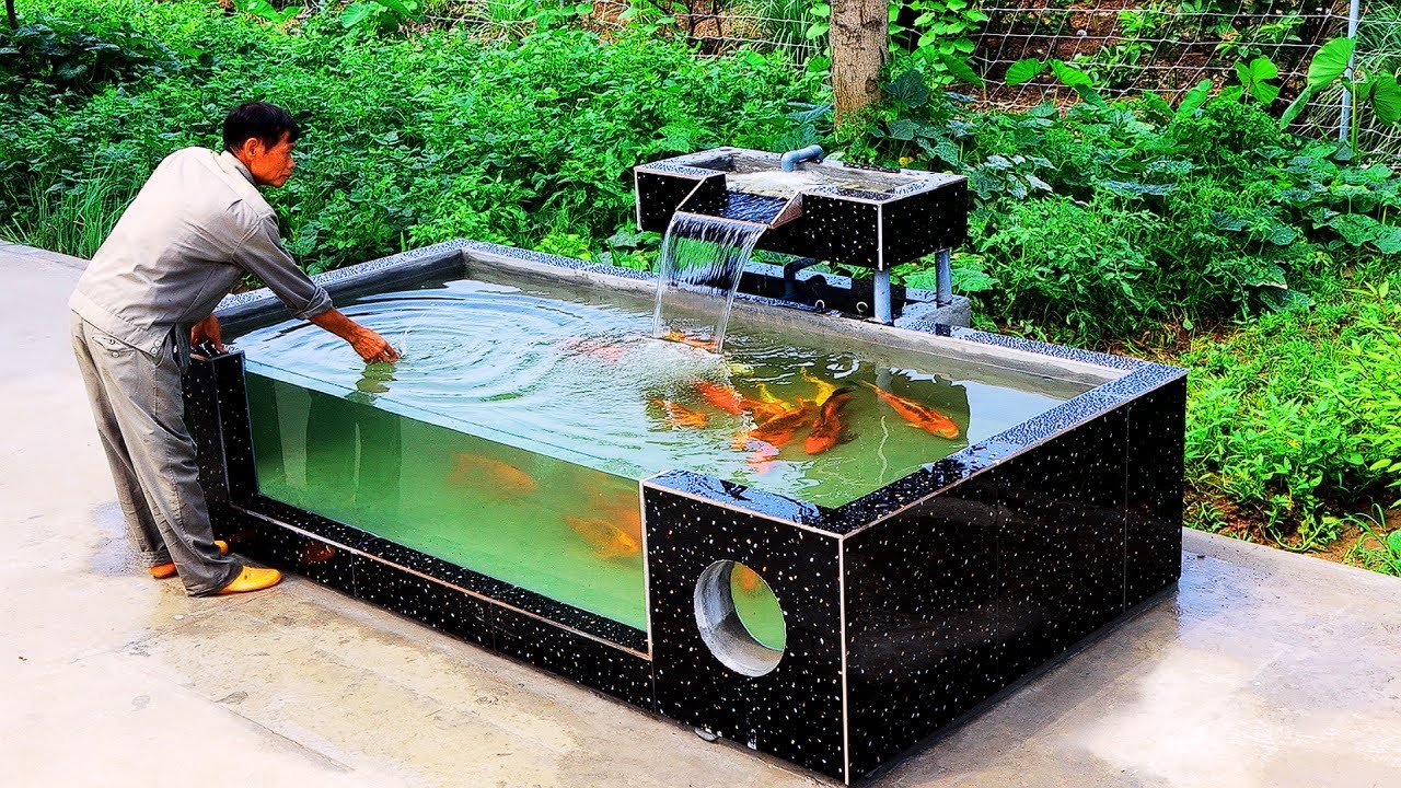 I built a stunning 2500L fish tank!🐠