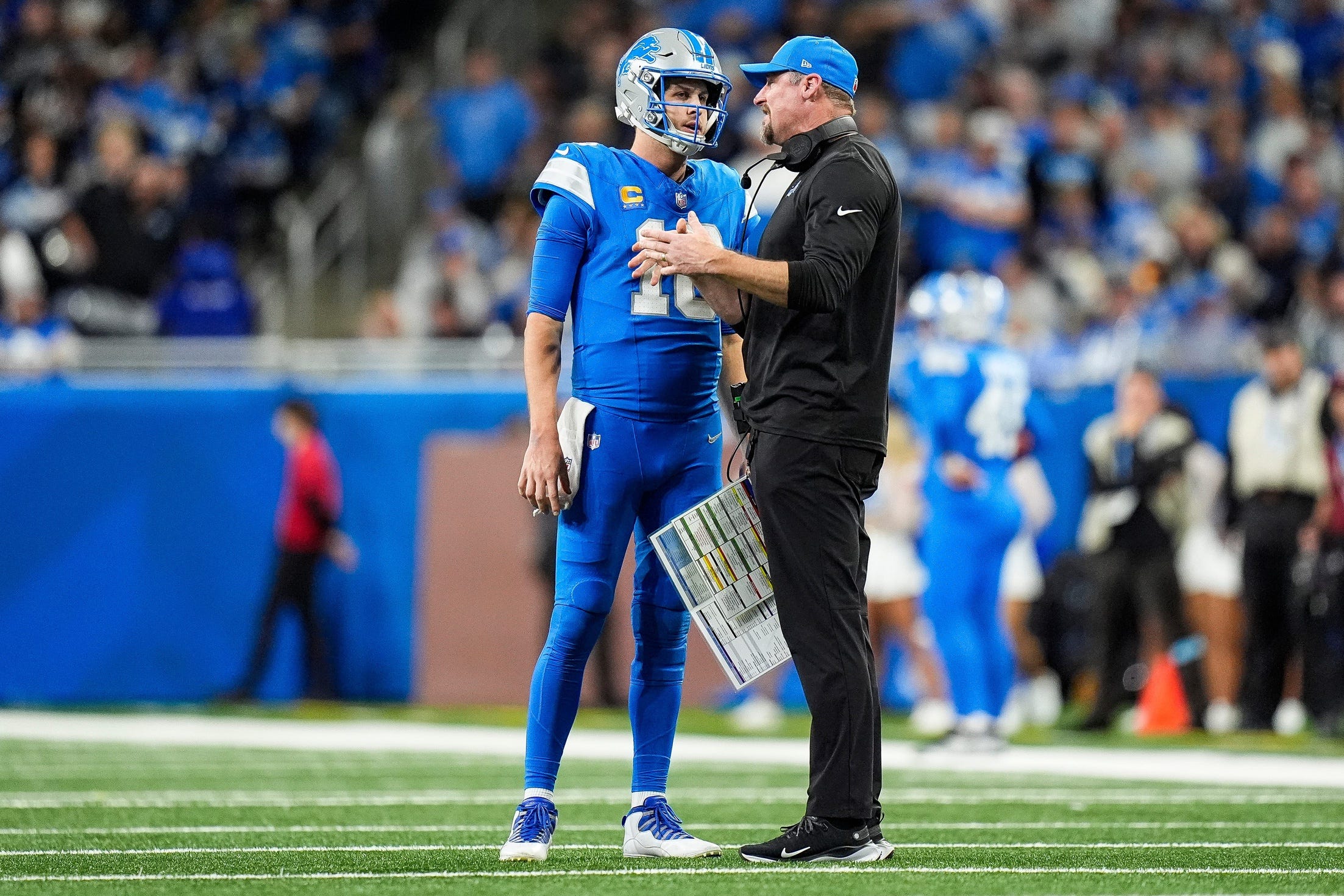 Dan Campbell, Jared Goff are the constants to Lions' 'perfect-play' offense